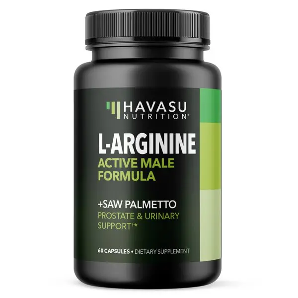 HAVASU NUTRITION L-arginine + Saw Palmetto Capsules - No Color