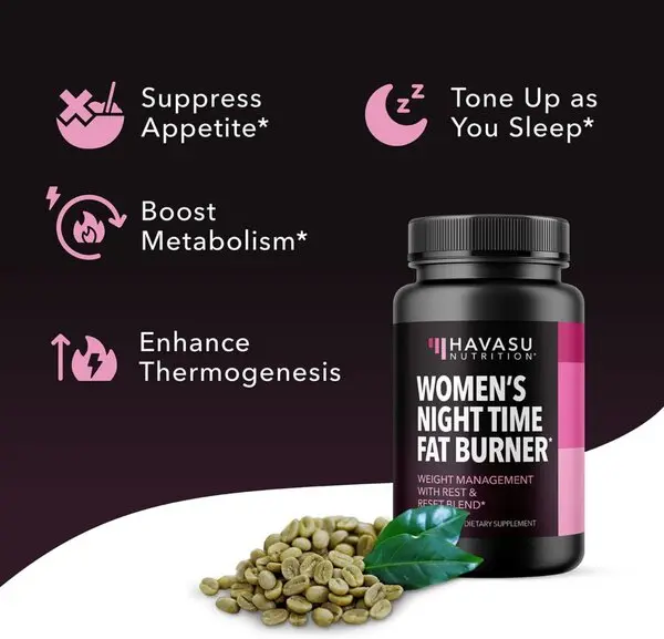 HAVASU NUTRITION Night Time Fat Burner Capsules For