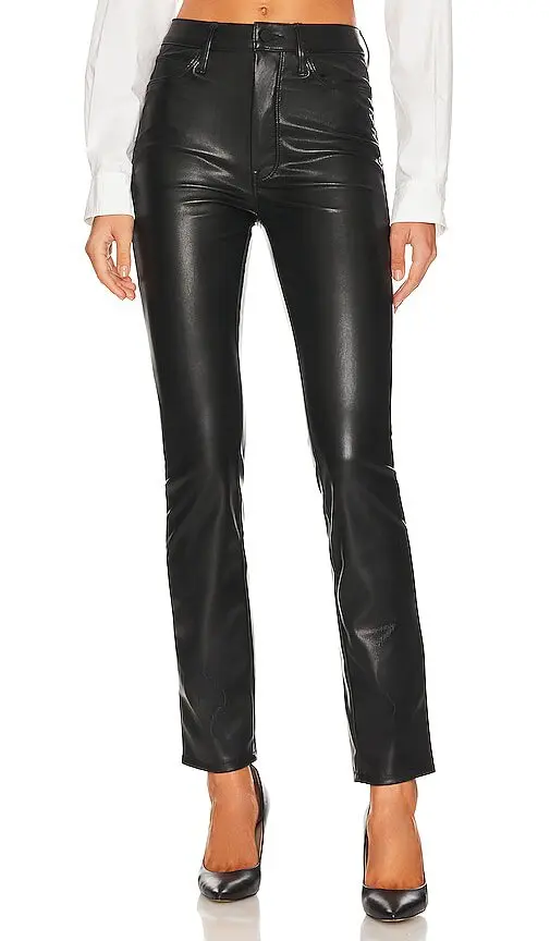 MOTHER The Dazzler Skimp Faux Leather Pants