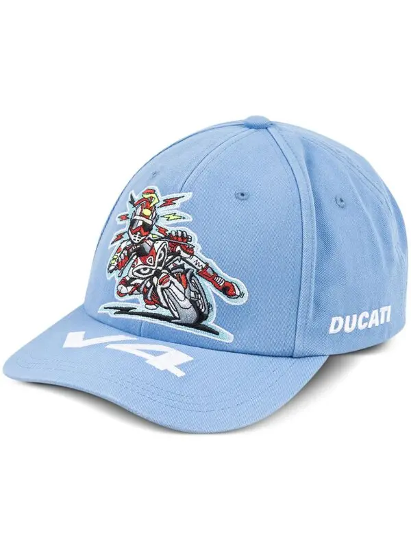 Supreme X Ducati Six-panel Cap - Blue
