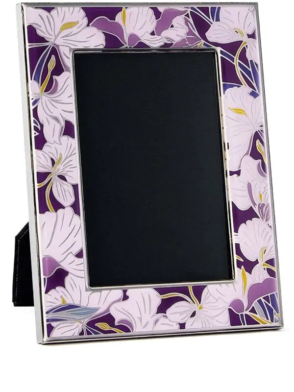 Shanghai Tang Ginger Flower Photo Frame - Purple