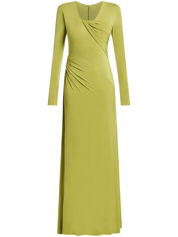 chats by c dam green dress Buy CHATS by C.DAM Green A-shape Midi Dress in Twisted Woven Fabric For  Women Online