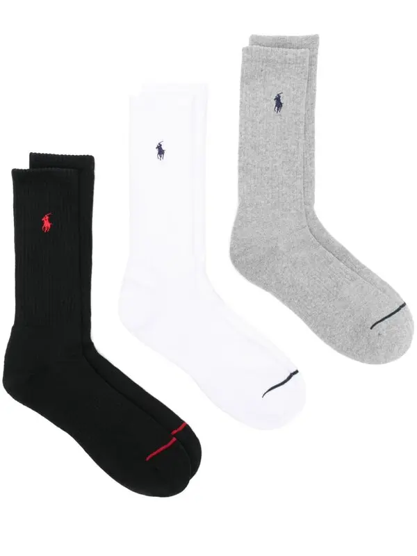 Polo Ralph Lauren Pony-motif Socks - Black