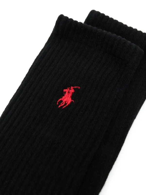 Polo Ralph Lauren Pony-motif Socks - Black