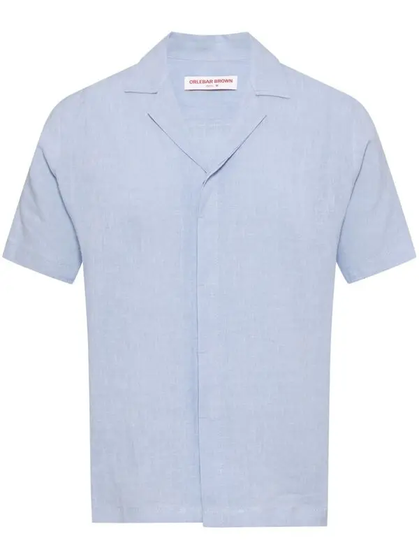 Orlebar Brown Maitan Shirt - Blue