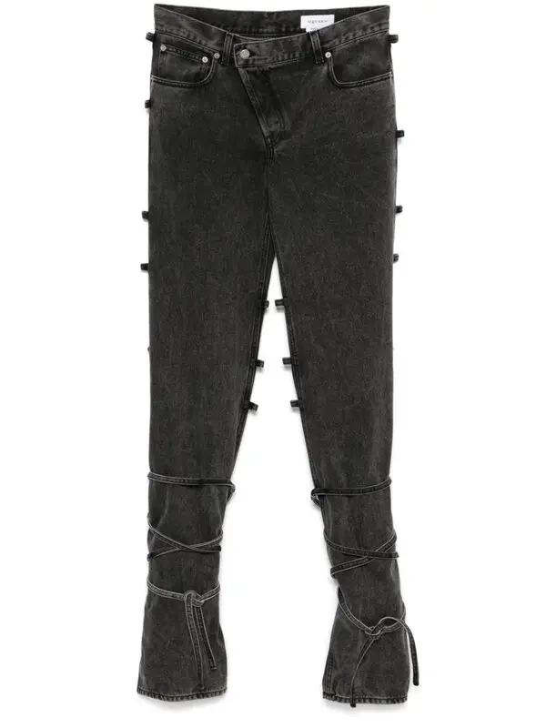 Alexander McQueen Tied Jeans