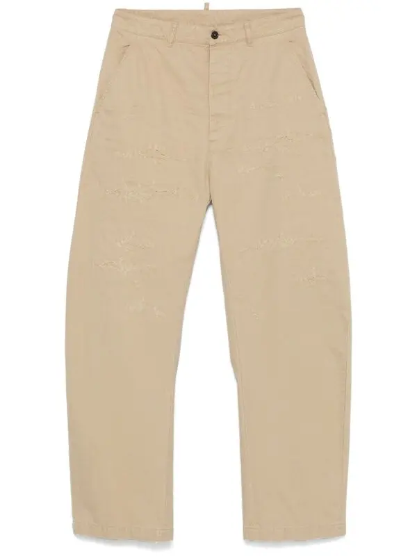 Dsquared2 Distressed Trousers - Neutrals