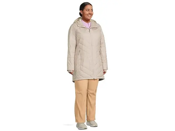 Columbia Long Hooded Jacket - Tan