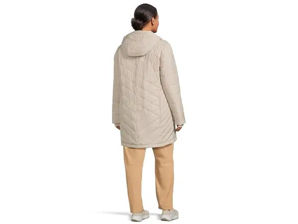 Columbia Long Hooded Jacket - Tan