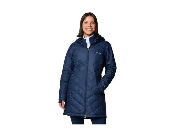 Columbia Heavenly Long Hooded Jacket - Navy