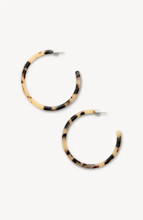 MACHETE Oversized Hoop Earrings - Blonde Tortoise