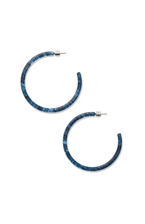 MACHETE Oversized Hoop Earrings - Chambray