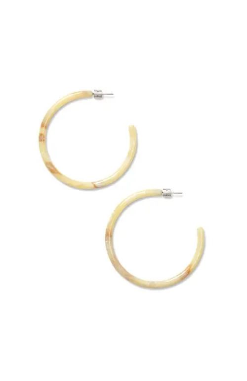 MACHETE Oversized Hoop Earrings - Crème