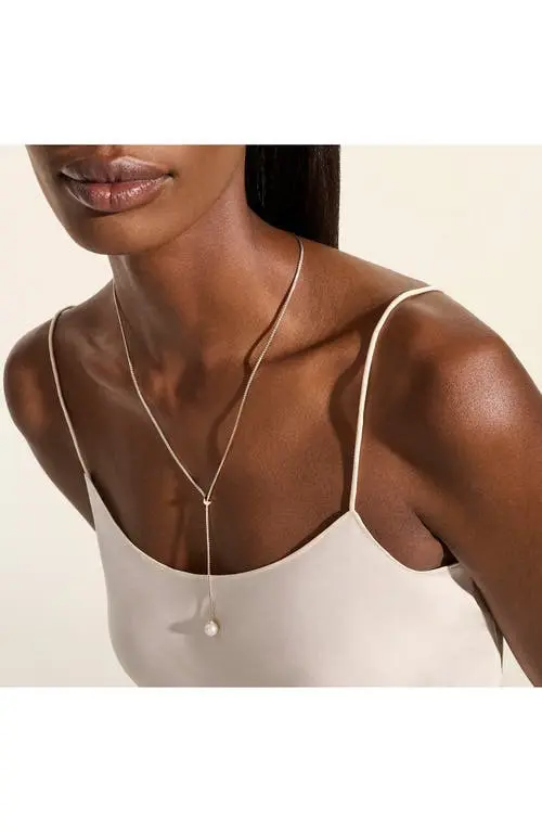 John Hardy Jh Essentials Pearl Lariat Necklace - Silver
