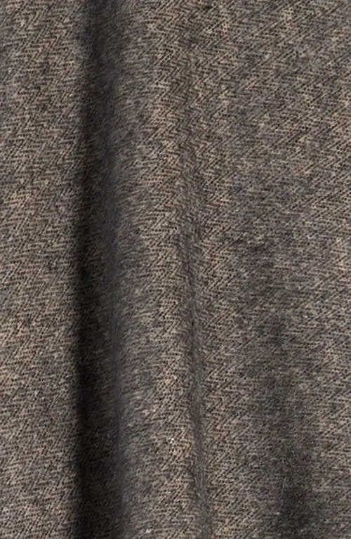 La Fiorentina Fringed Ruana - Grey