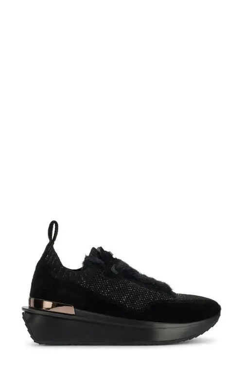 Dkny Aveline Wedge Sneakers - Black