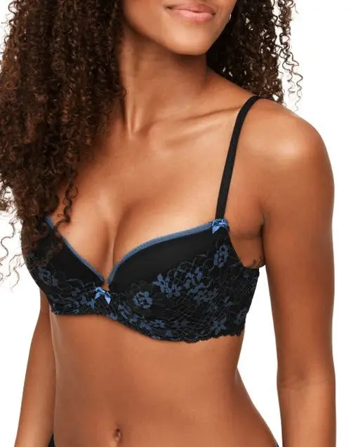 ADORE ME Jana Push Up Demi Bra - Black