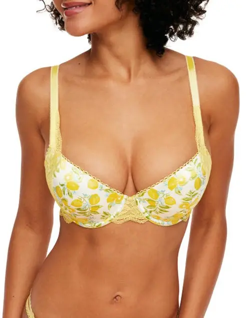 ADORE ME Rochelle Push Up Demi Bra - Novelty White
