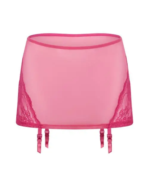 ADORE ME Margeaux Garter Belt - Dark Pink