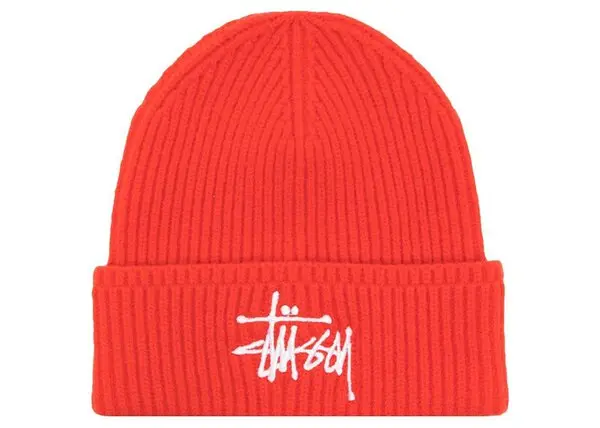 StÜssy Basic Cuff Beanie - Orange