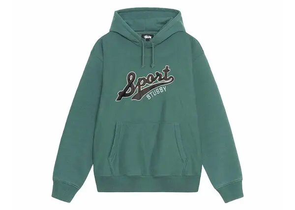 StÜssy Satin Patch Oversized Hoodie