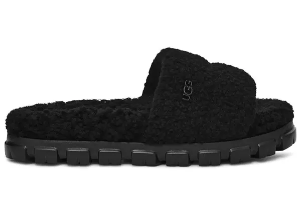 UGG Cozetta Curly Slide - Black