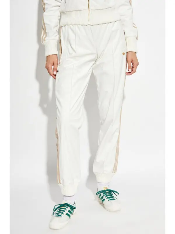Adidas Logo-patch Cotton Track Pants