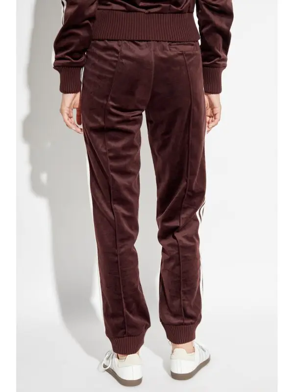 Adidas Logo-patch Velvet Track Pants