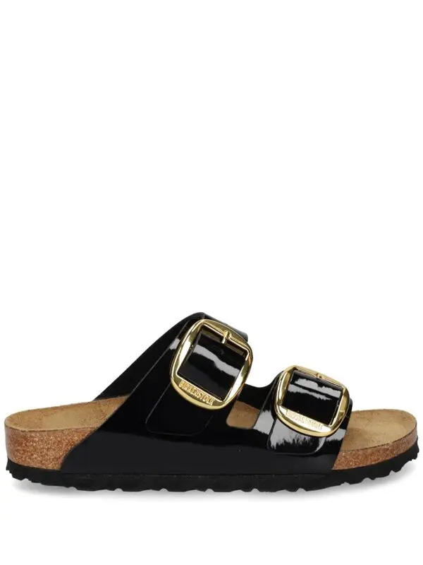 BIRKENSTOCK Arizona Big Buckle Slides - Black