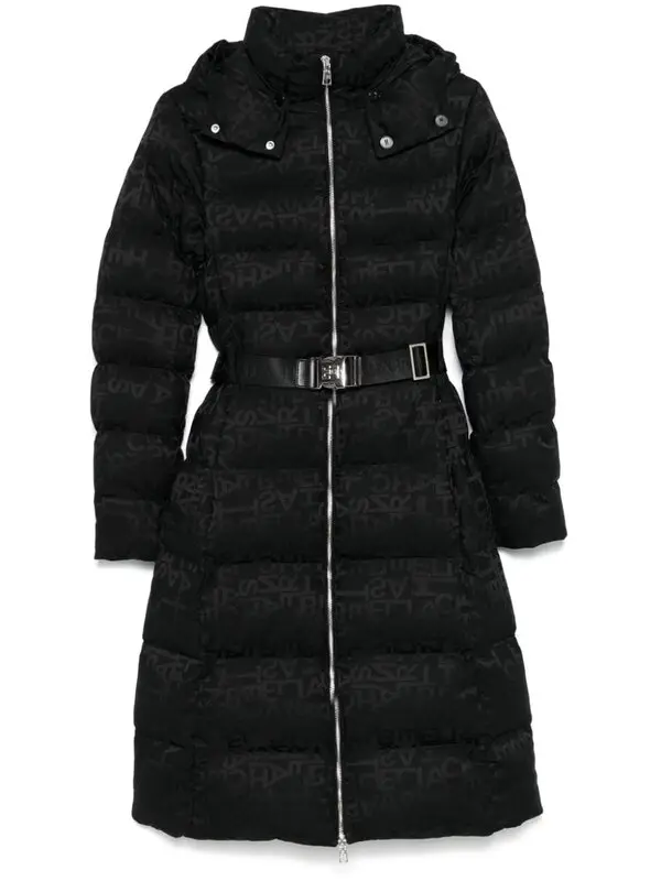 Elisabetta Franchi Monogram Padded Coat