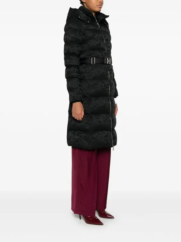 Elisabetta Franchi Monogram Padded Coat