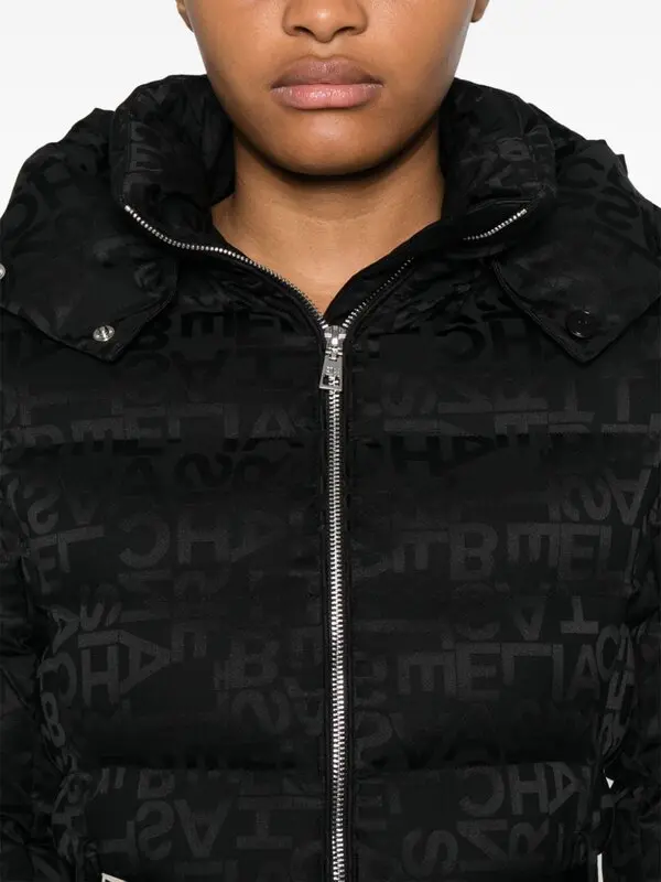 Elisabetta Franchi Monogram Padded Coat