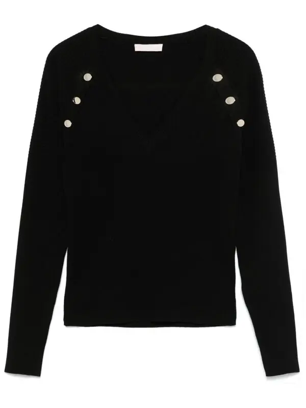 Liu Jo V-neck Knit Sweater