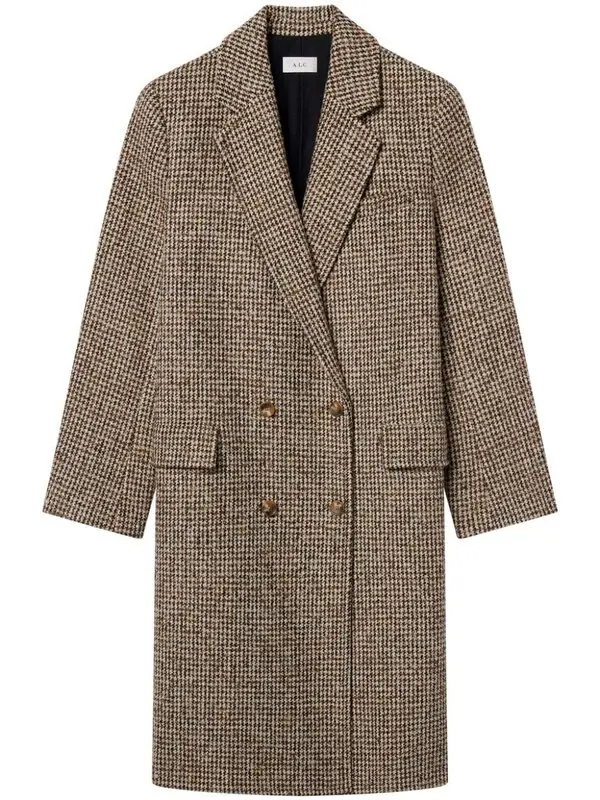 A.L.C. Tanner Houndstooth Coat
