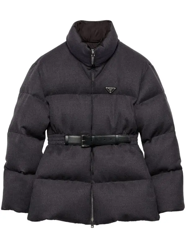 Prada Flannel Down Jacket