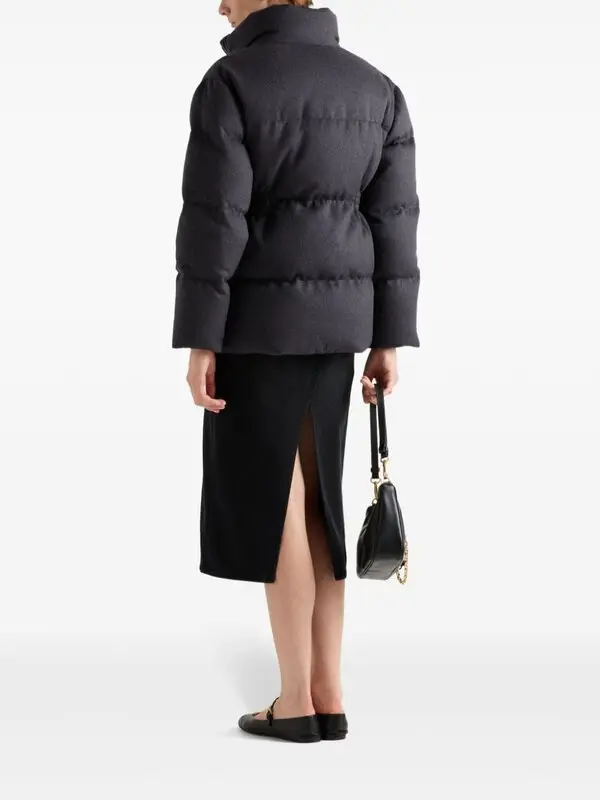 Prada Flannel Down Jacket