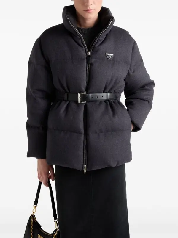 Prada Flannel Down Jacket