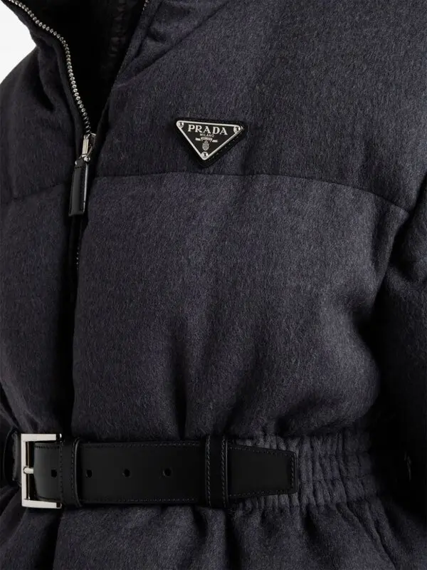 Prada Flannel Down Jacket