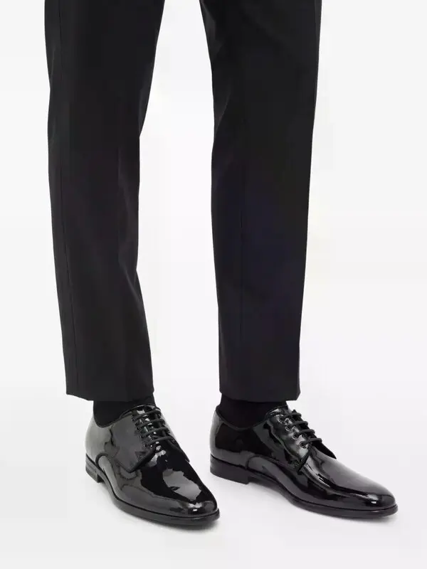 Dolce & Gabbana Patent Finish Derby Shoes