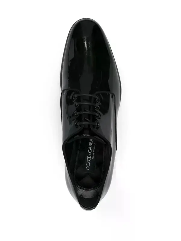Dolce & Gabbana Patent Finish Derby Shoes