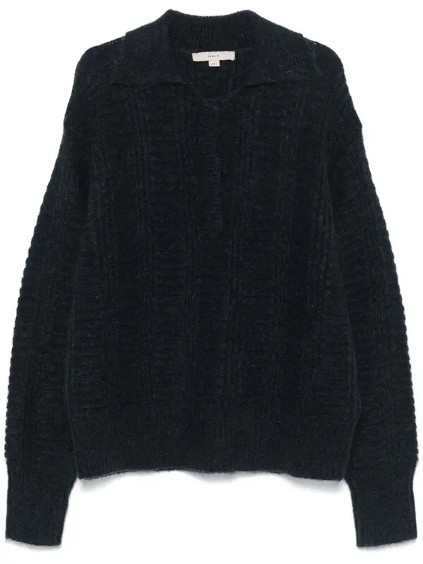 Remain Birger Christensen Knitted Polo Sweater