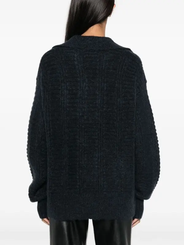 Remain Birger Christensen Knitted Polo Sweater