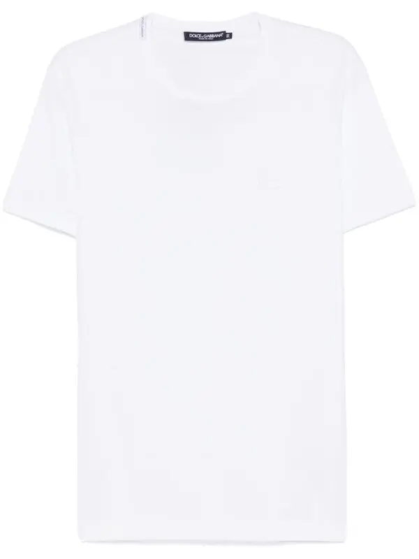 Dolce & Gabbana Logo-embroidered T-shirt