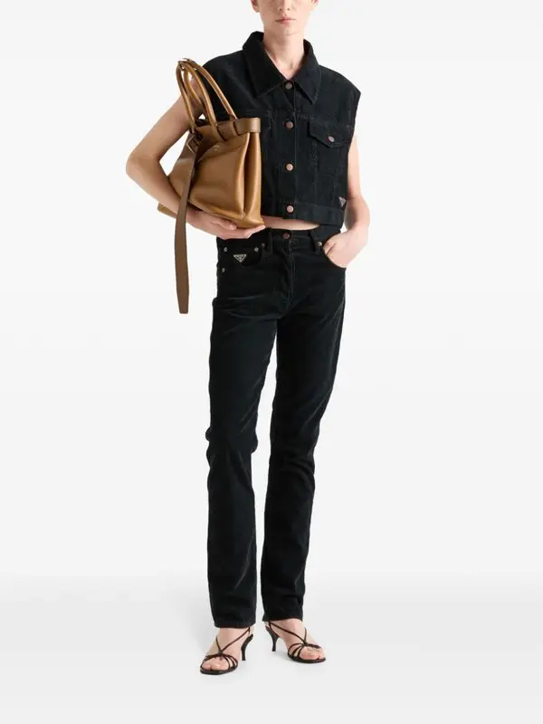 Prada Corduroy Denim Vest