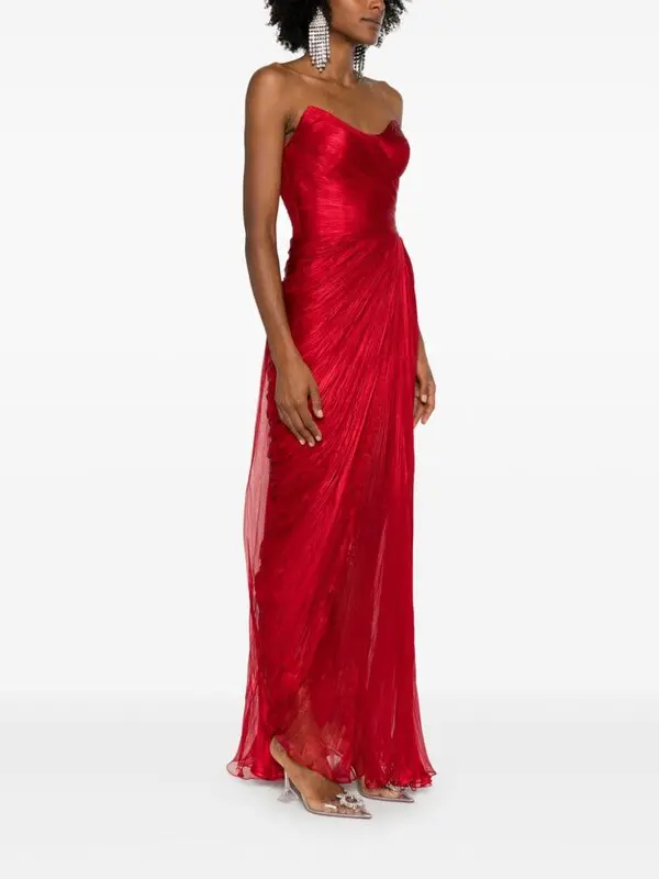 IRIS SERBAN Leila Gown - Red