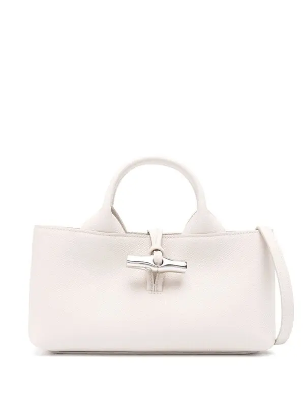 Longchamp Le Roseau Small Leather Tote Bag