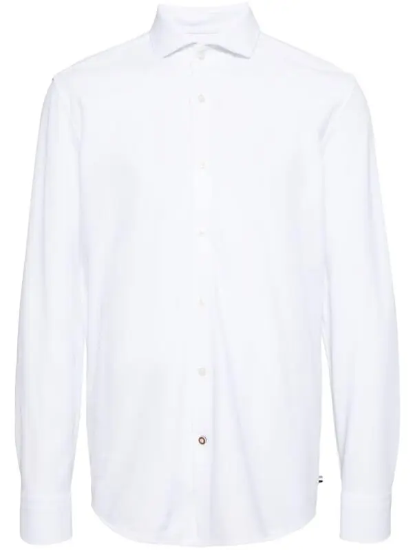 BOSS Piqué Shirt - White
