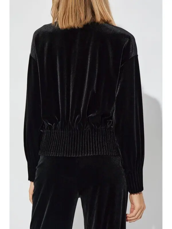 Emporio Armani Velvet Bomber Jacket