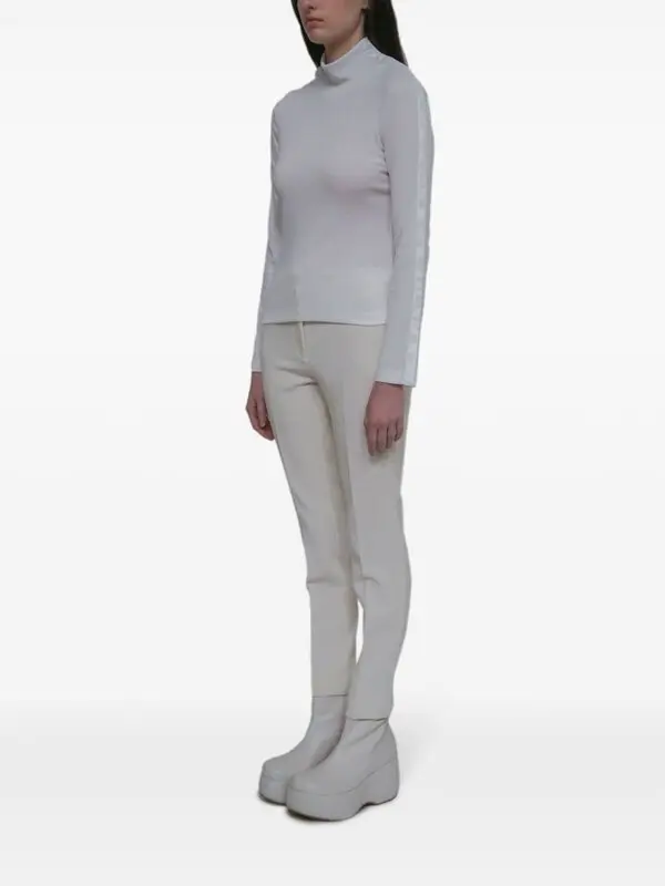 Rosetta Getty Snap Turtleneck Top