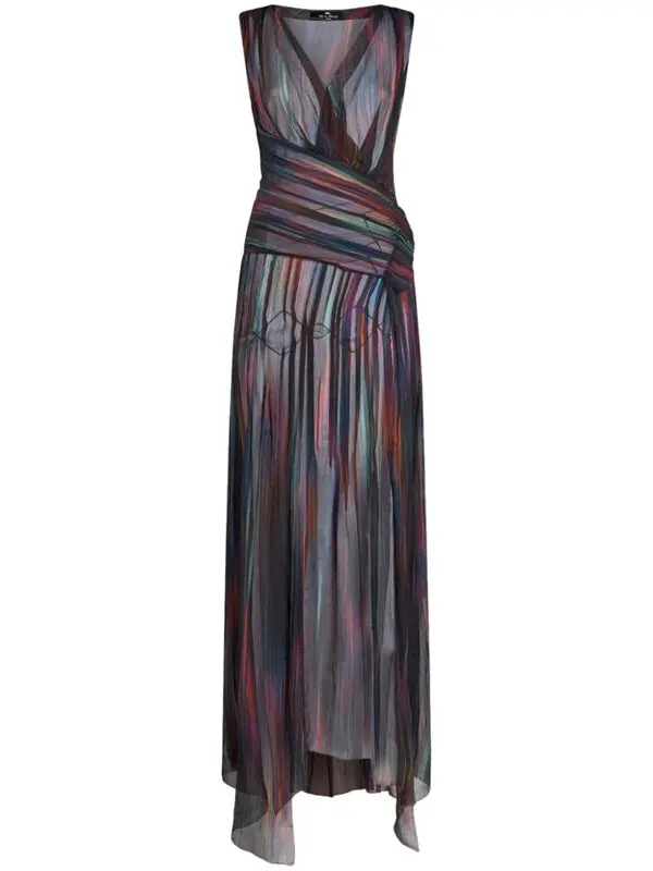Etro Printed Maxi Dress